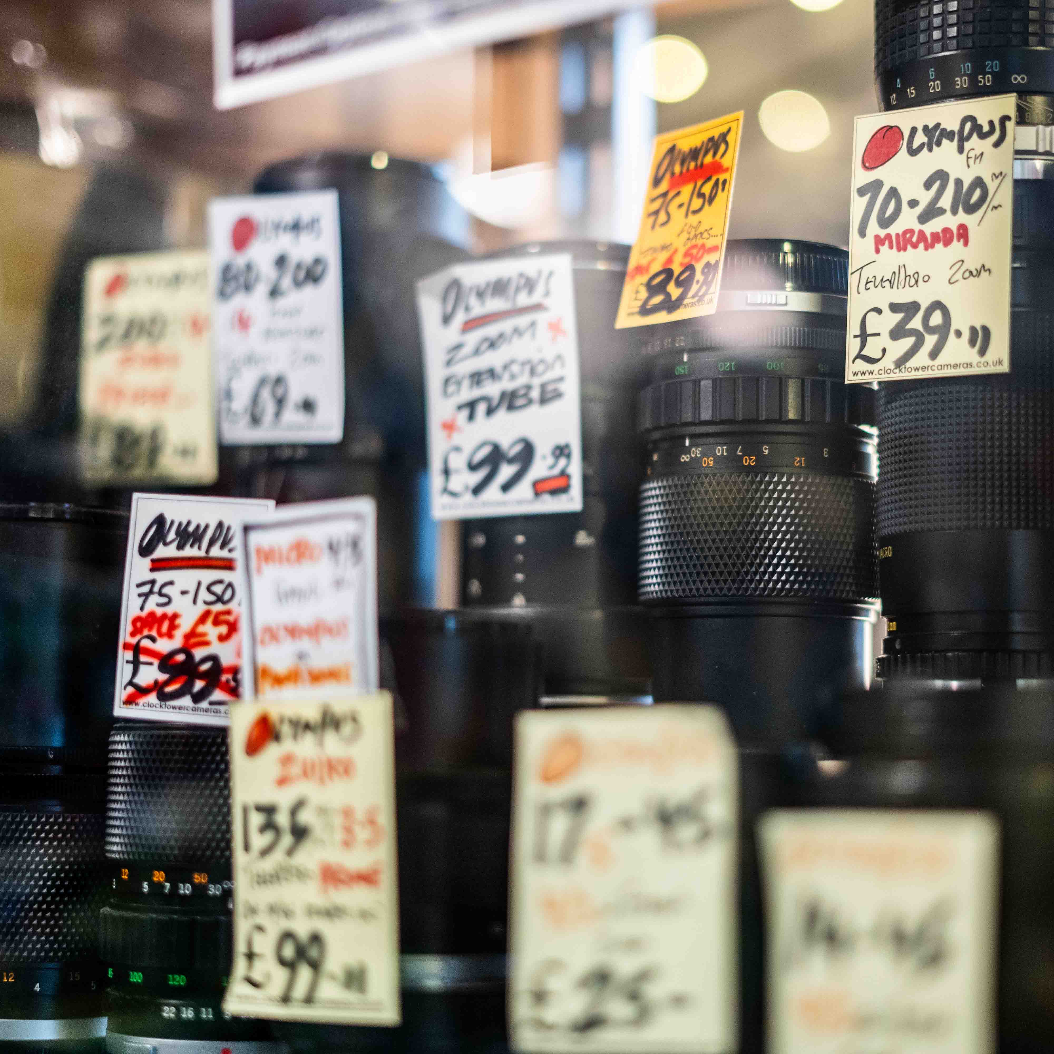 Clock Tower Cameras, Brighton | Olympus Lenses