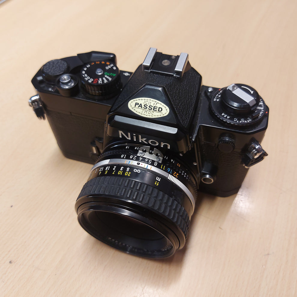 Nikon FE + 50mm f/1.8 – Clock Tower Cameras