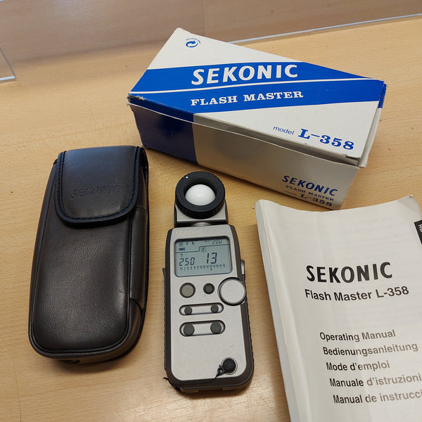Sekonic L-358 Digital Light Meter – Clock Tower Cameras