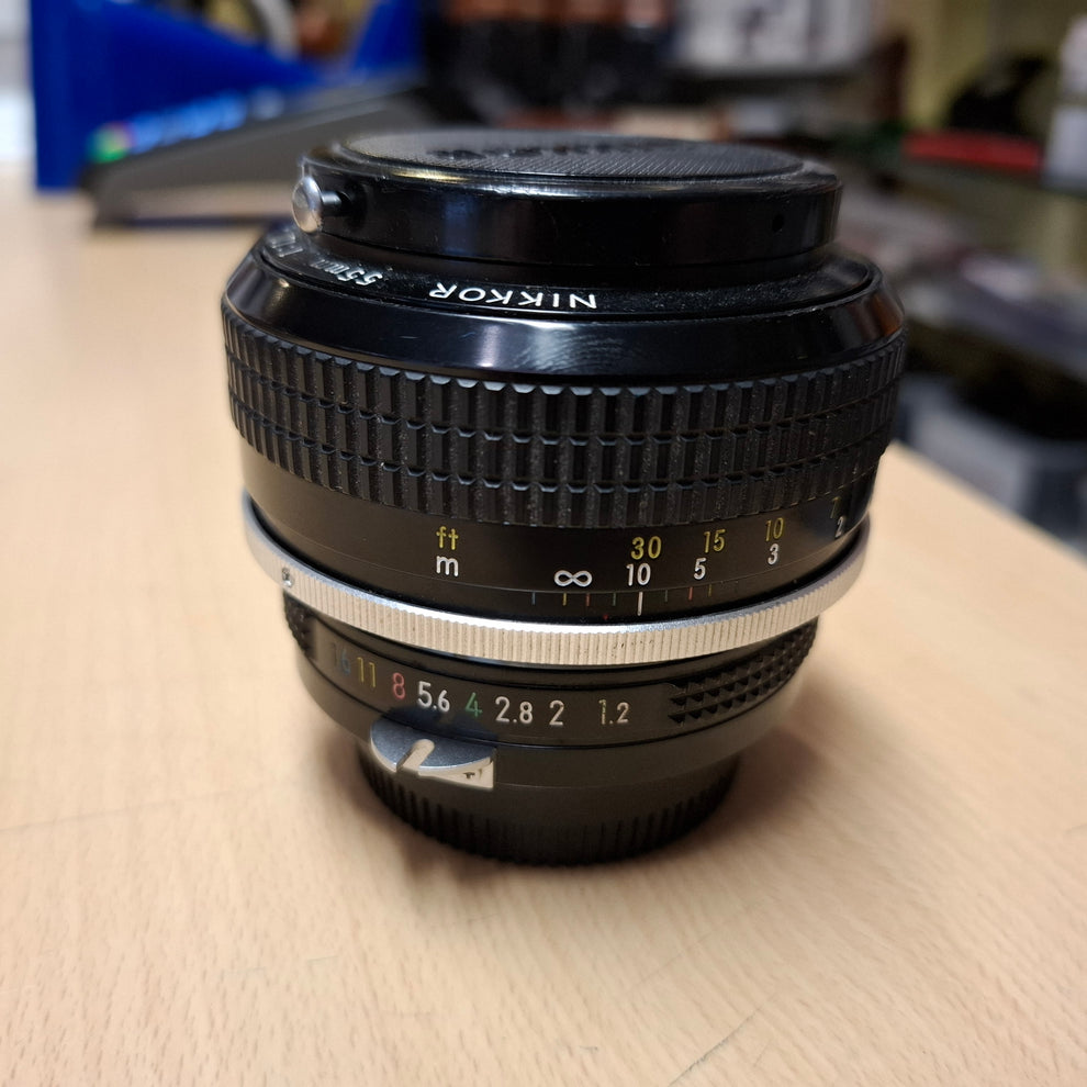 Nikon 55mm f/1.2 no-ai – Clock Tower Cameras