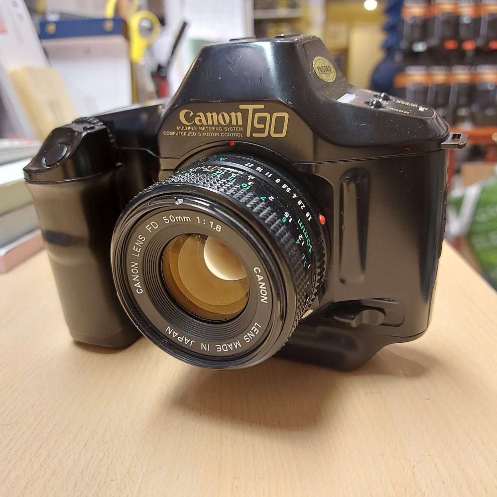 Canon T90 + 50mm f/1.8 – Clock Tower Cameras