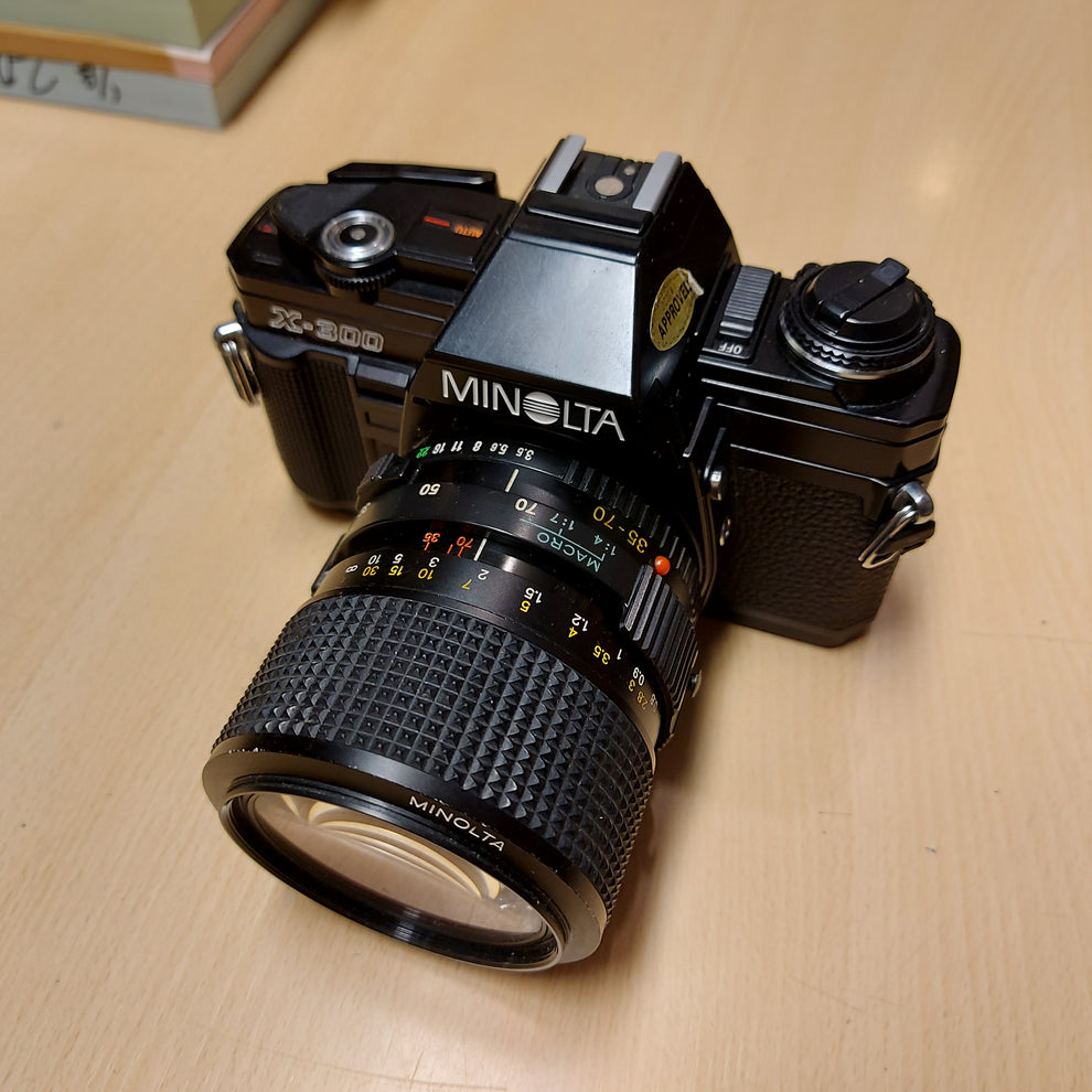 Minolta X300 + 35-70mm – Clock Tower Cameras